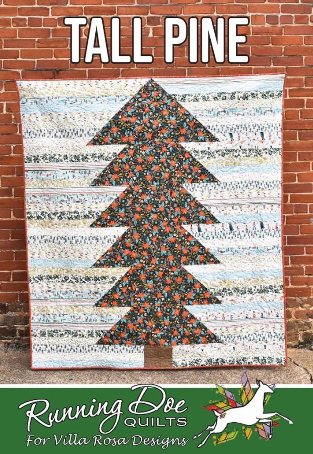 Tall Pine - Quilt Pattern, Finished Size Approx. 63" X 72", From Villa ...