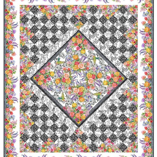 Panel Quilt Pattern - Etsy