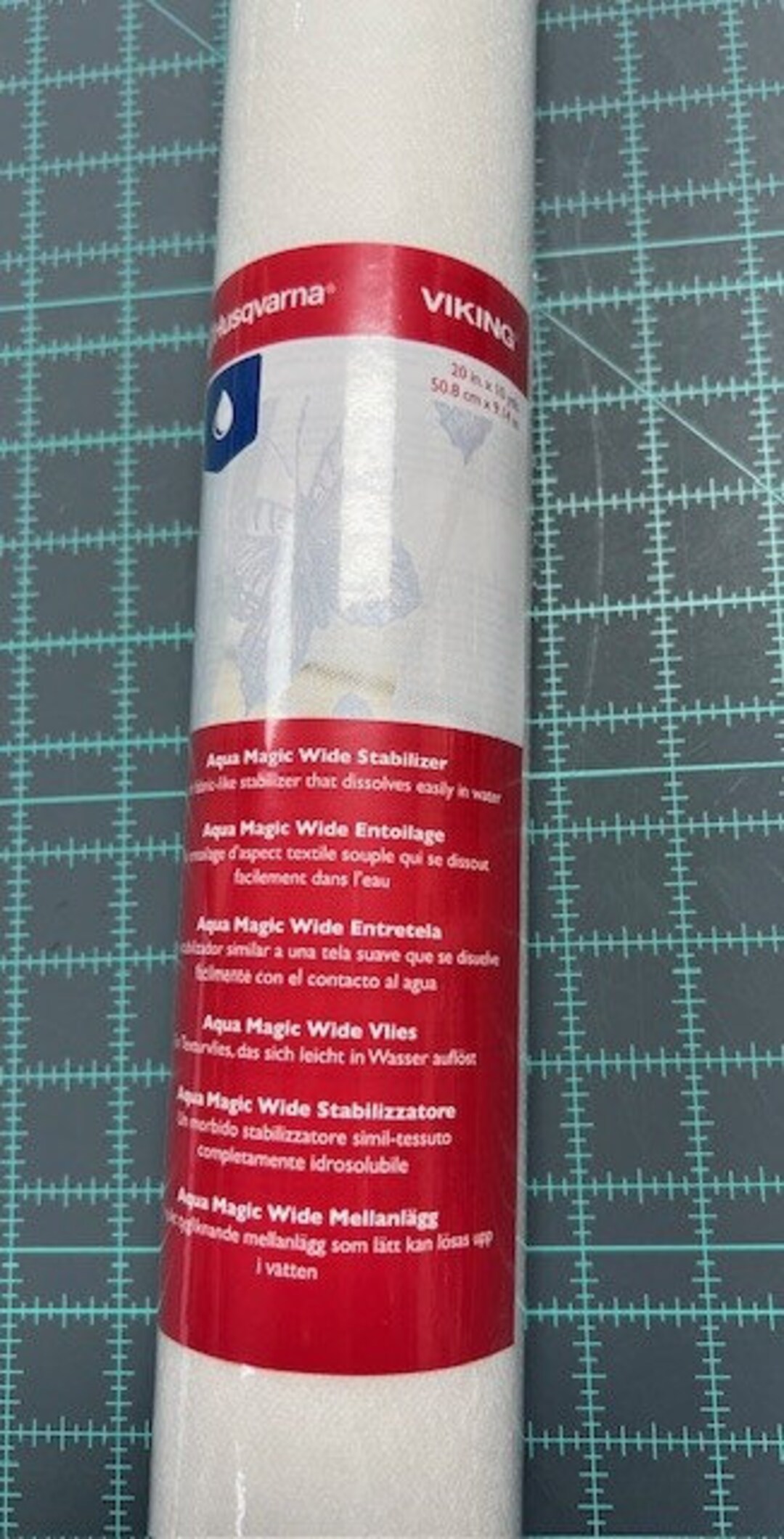 Husqvarnaviking Aqua Magic Stabilizer - 20in. X 10yds. - Etsy