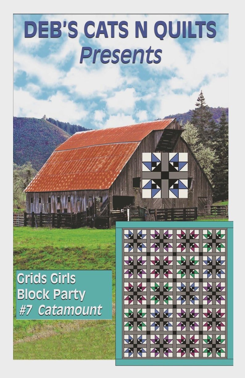 Grids Girls Block Party #7 Catamount Pattern, Uses the Cat's Cradle ...