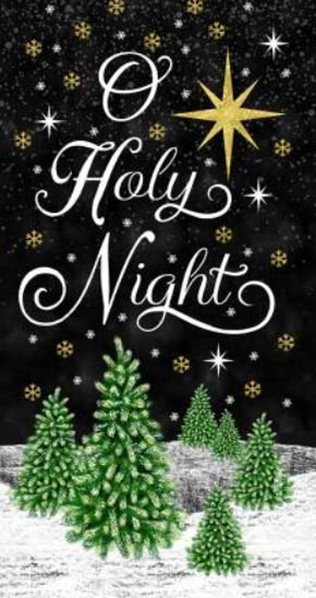 CD2870-BLACK, O Holy Night Panel - O Holy Night Chalkboard Panel ...