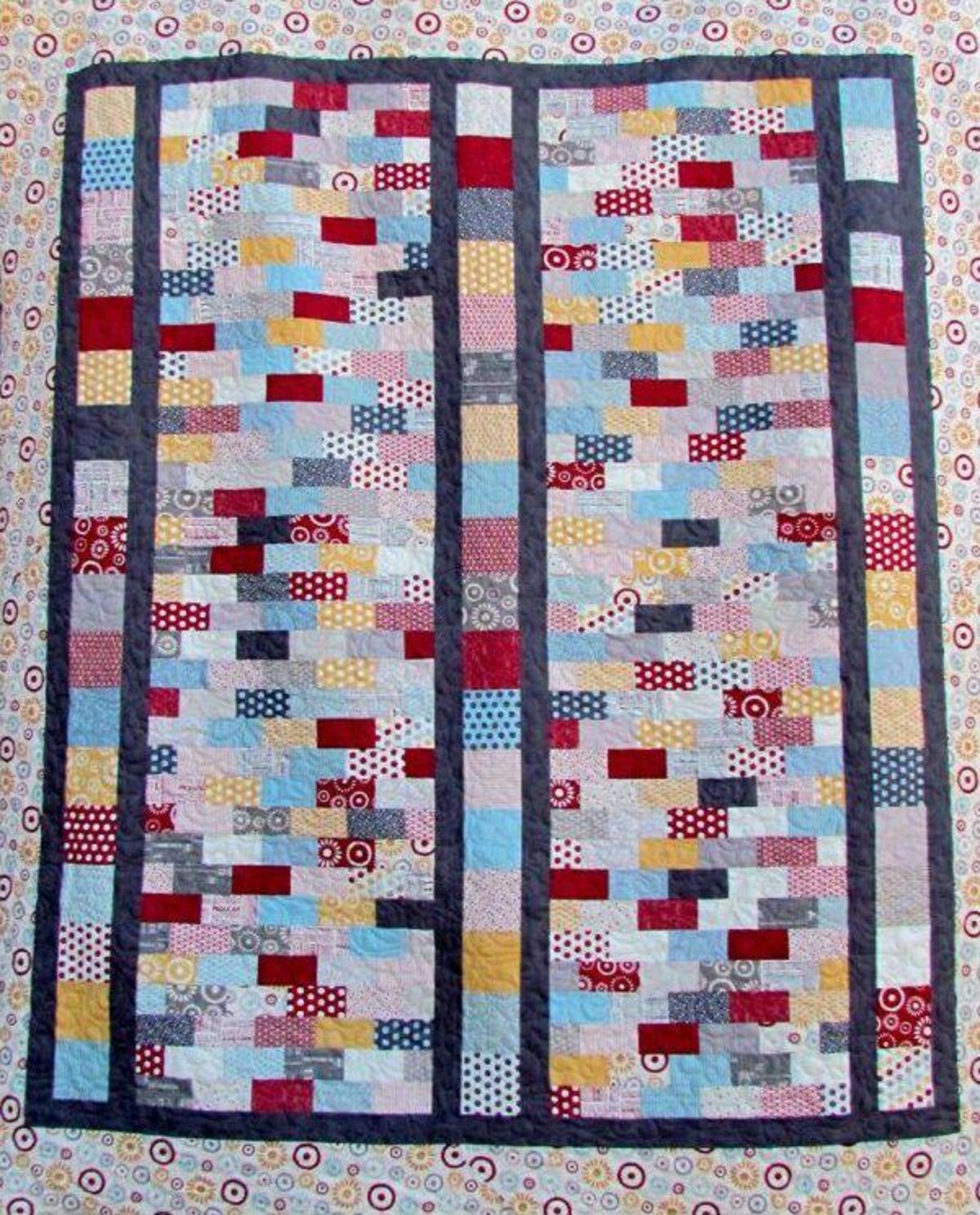 Hometown Charm Pattern by Front Porch Quilts, 76" X 88" - Etsy