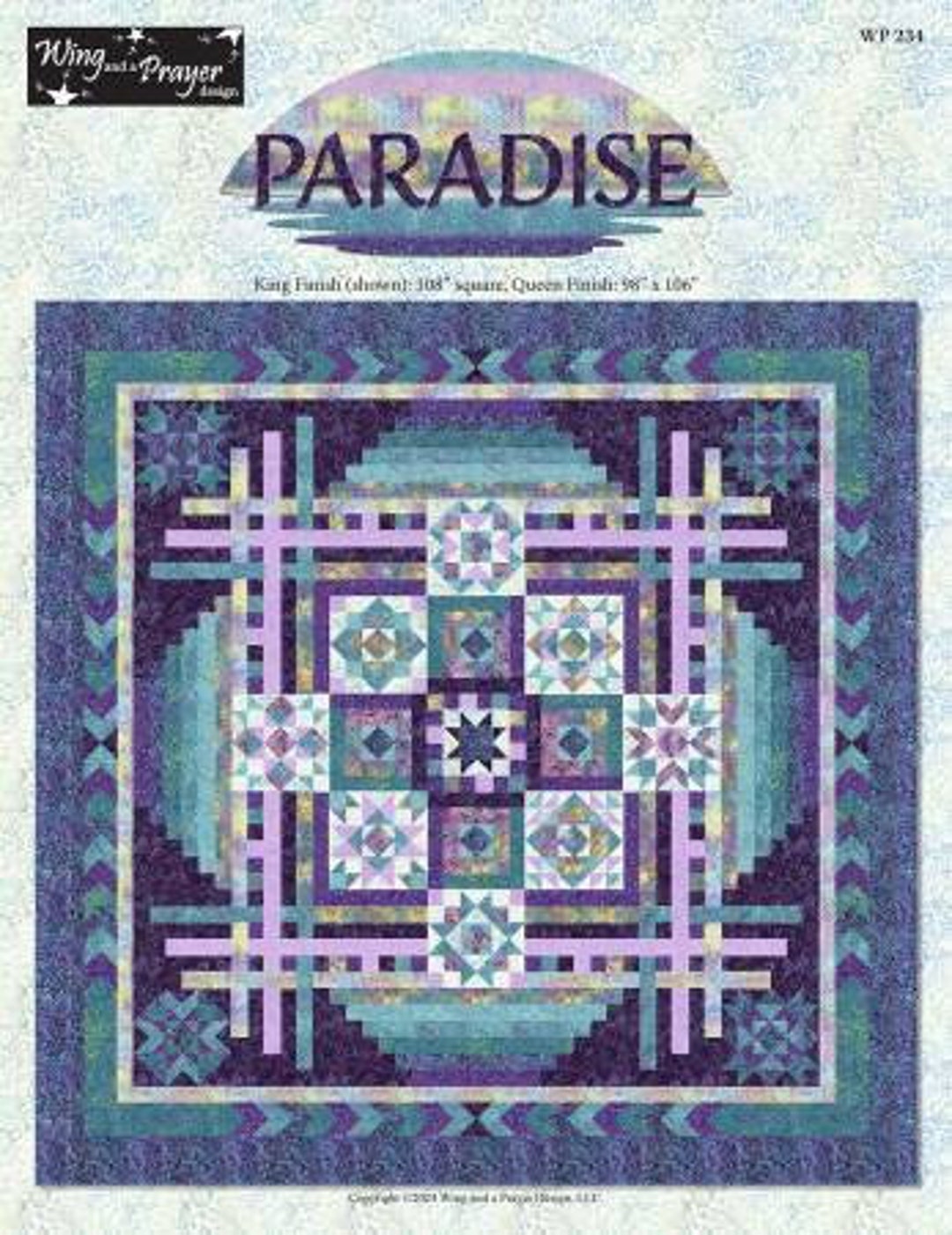 Paradise Quilt KIT by Wing and a Prayer and Timeless Treasures ...