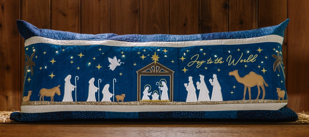 Kimberbell Nativity Bench Pillow FABRIC Kit - Etsy