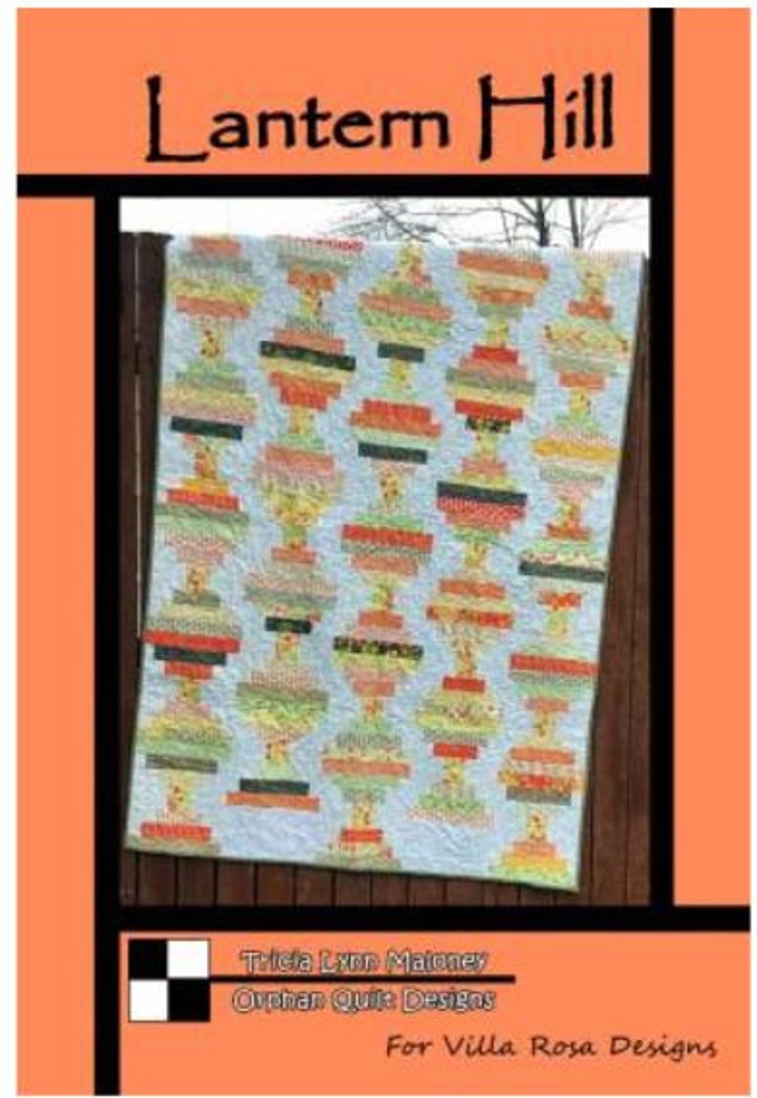 Lantern Hill - Quilt Pattern, Finished Size Approx. 60" X 72", From ...