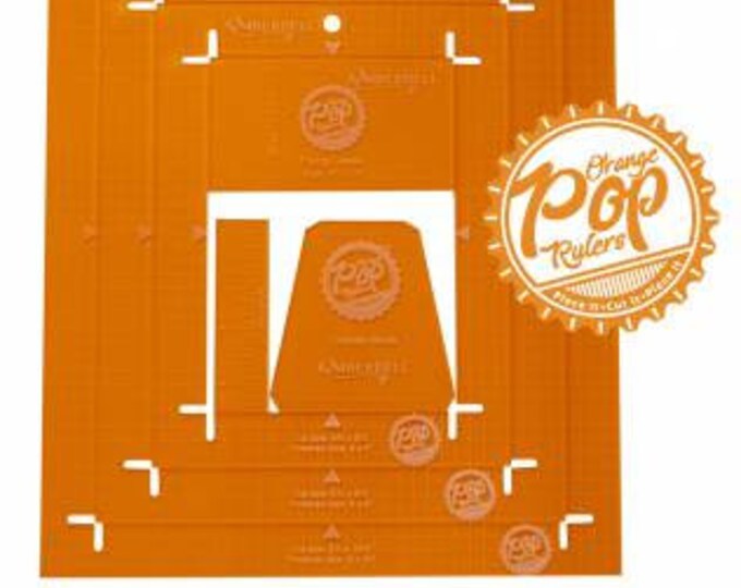 Kimberbell Orange Pop Rulers Rectangular Set - Etsy