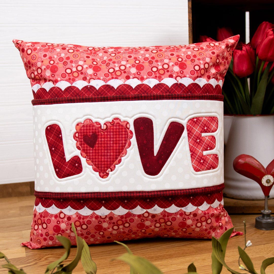 Whole Country Caboodle LOVE Pillow Wrap & Cover KIT, Including Laser ...