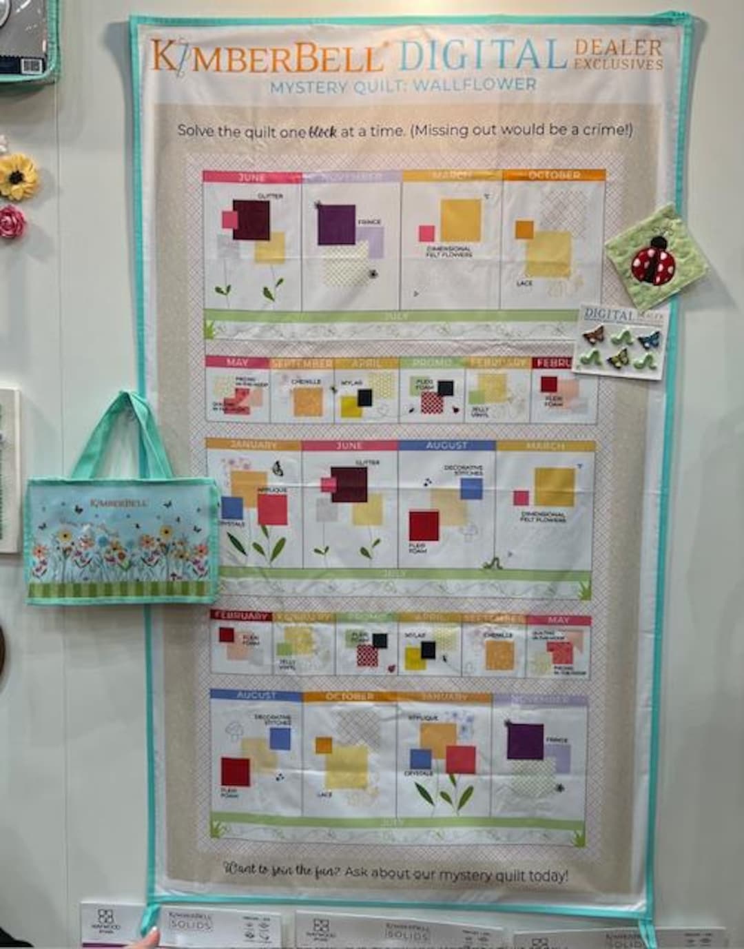 2025 Kimberbell DDE (digital Dealer Exclusives) Wallflower Mystery ...