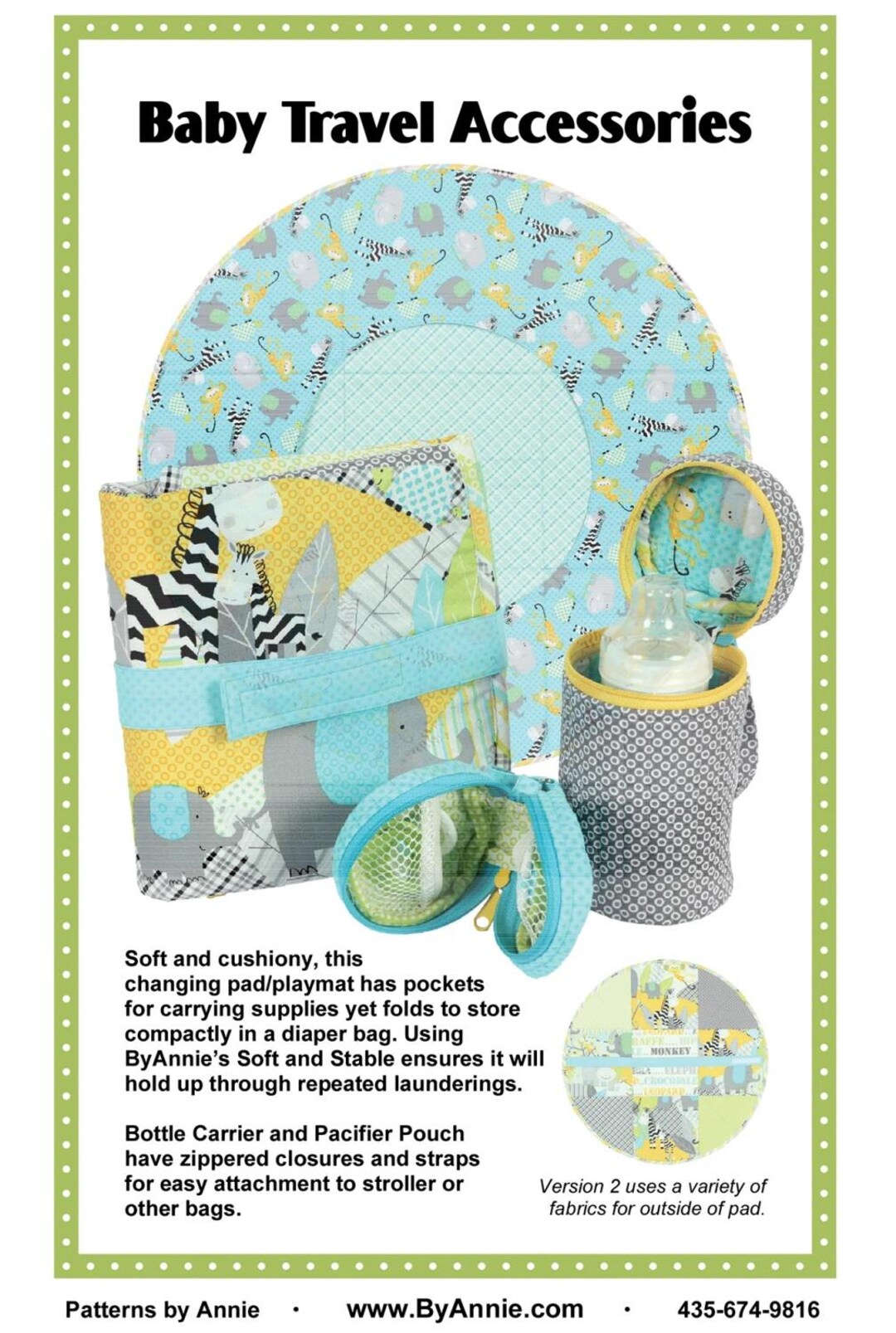 Baby Travel Accessories Pattern Byannie.com - Etsy