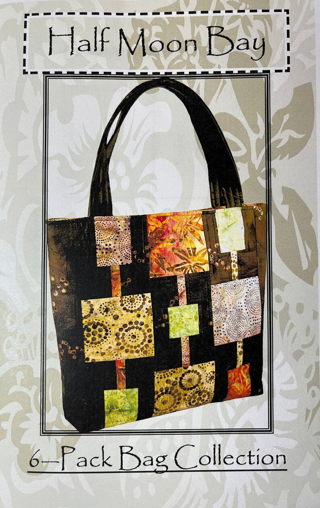 Half Moon Bay Pattern by 6 Pack Bag Collection - Etsy