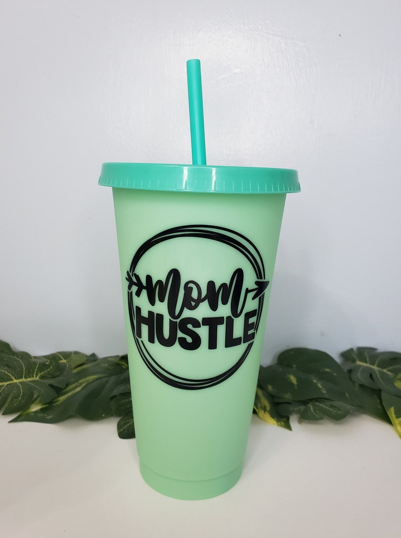 Color Changing Cold Cup Mom Hustle Changing Color Cup - Etsy