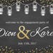 Wedding Sign - Digital Wedding Sign - Engagement Party - Engagement ...