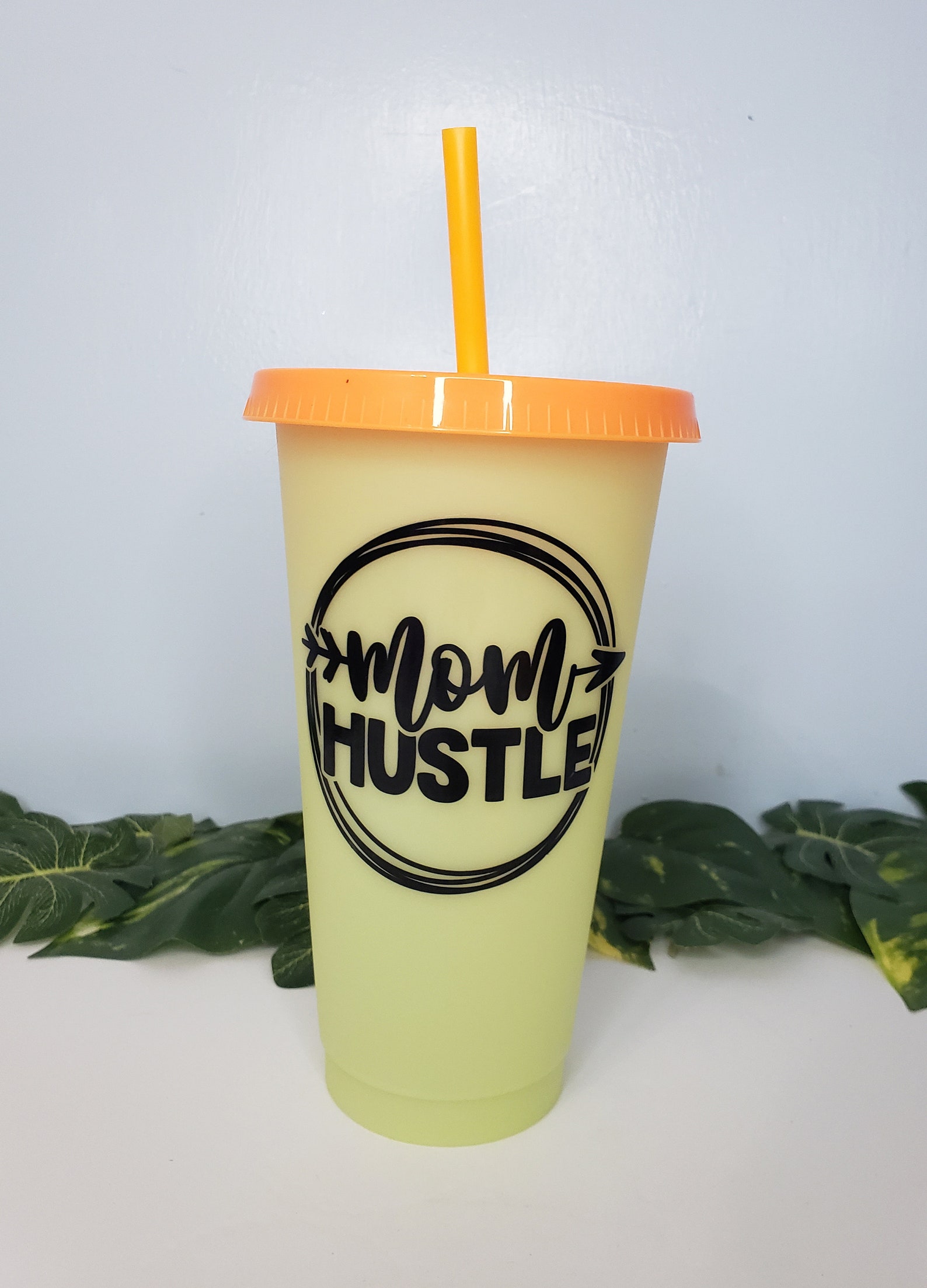 Color Changing Cold Cup Mom Hustle Changing Color Cup - Etsy