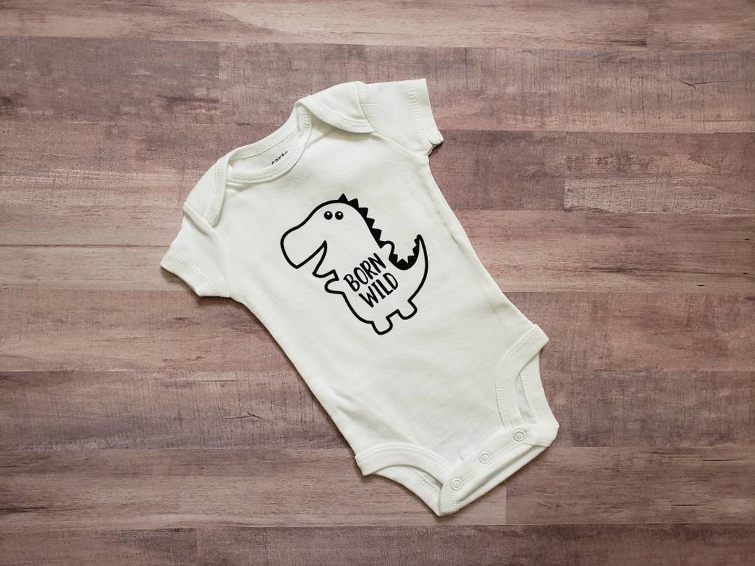 Dino Bodysuit - T-rex Apparel - Baby Clothes - Dino Outfit - Baby Pull ...