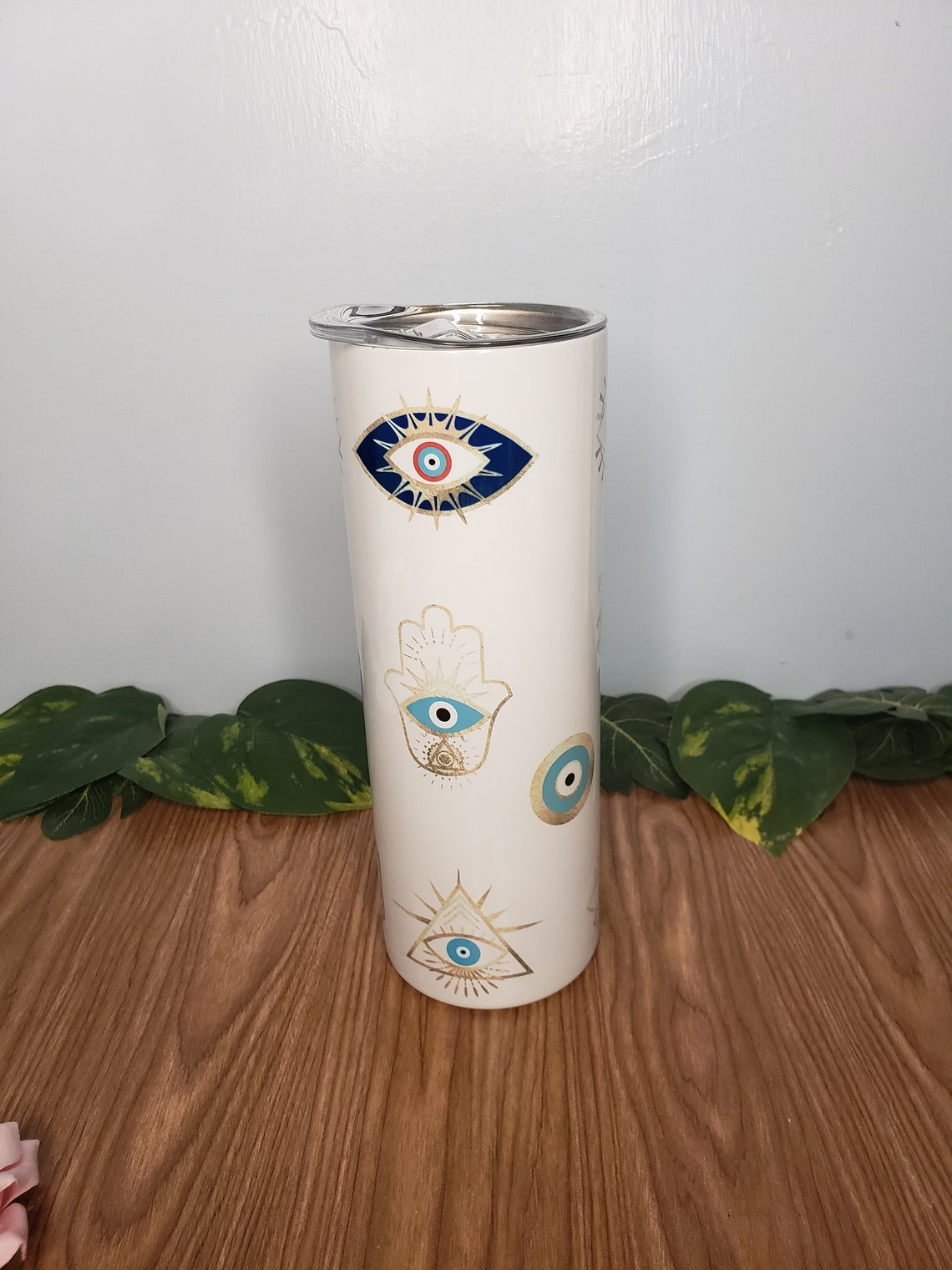 Evil Eye Tumbler Evil Eye Cup Mal De Ojo Cup Gift for - Etsy