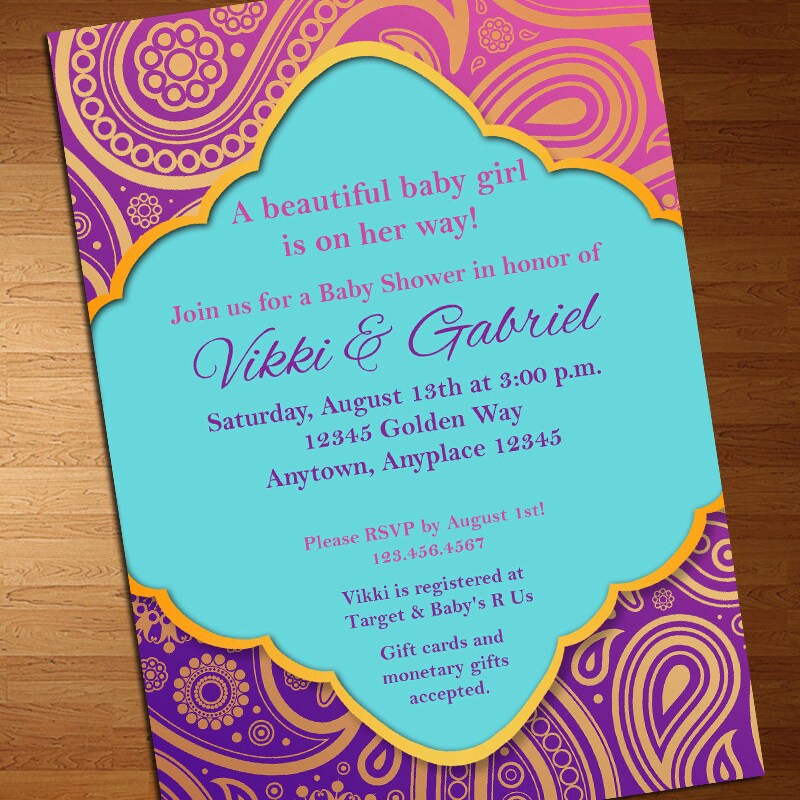Bollywood Invitation - Etsy