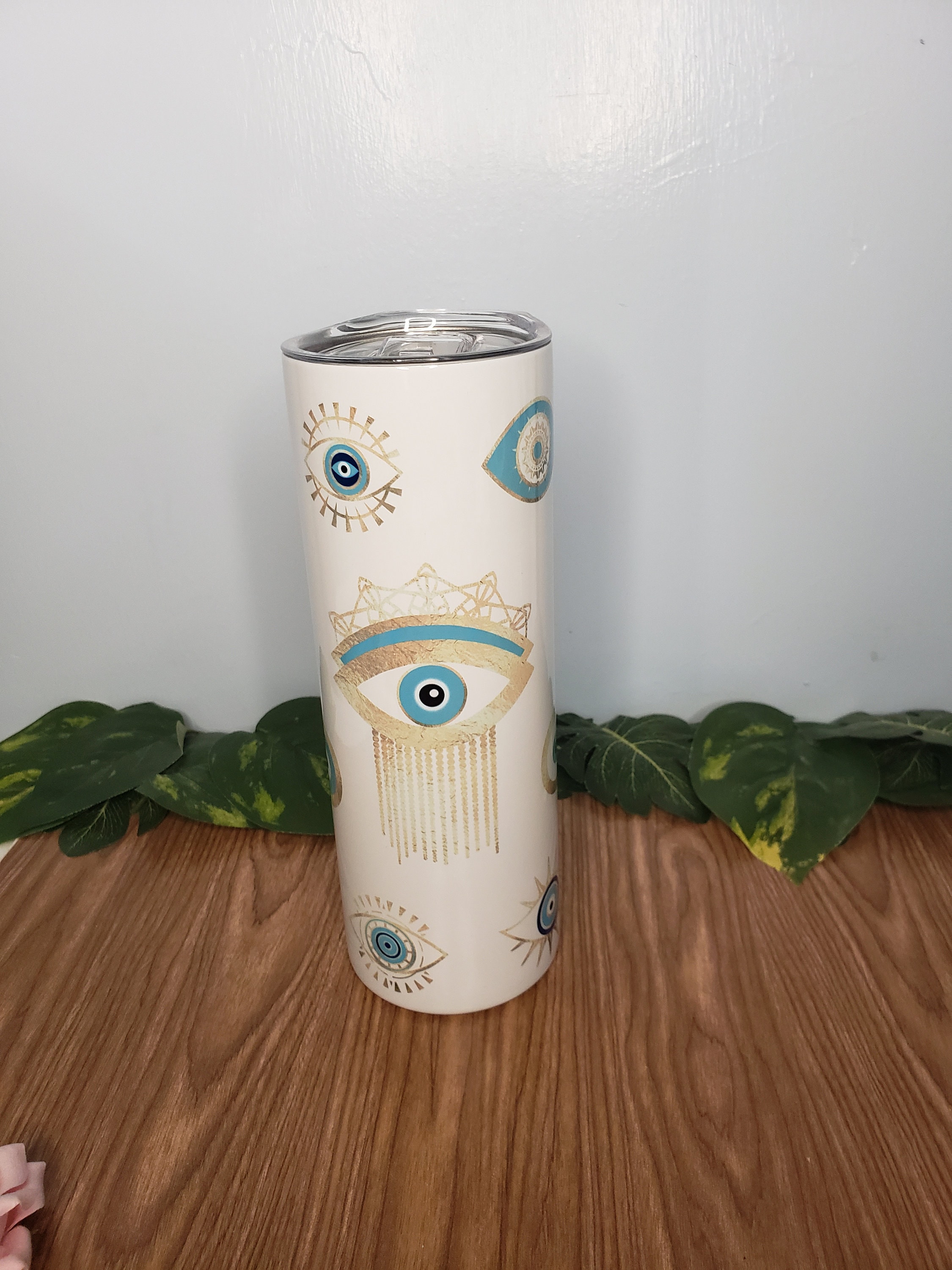 Evil Eye Tumbler Evil Eye Cup Mal De Ojo Cup Gift for | Etsy