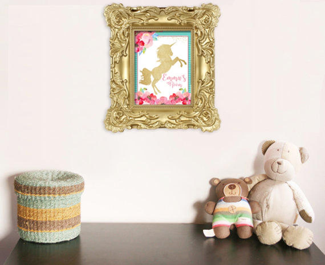 Unicorn Sign - Customized Unicorn - Unicorn Frame - Unicorn Decor ...