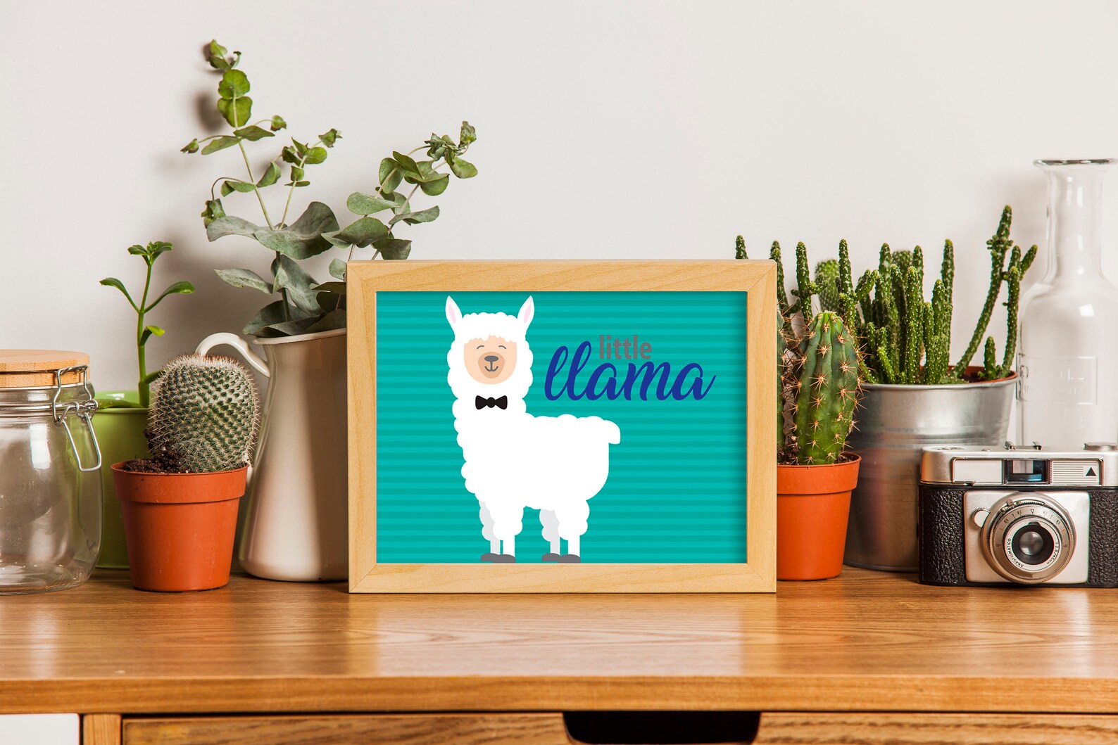 Llama Sign Printable Sign Digital Print Llama Decor - Etsy