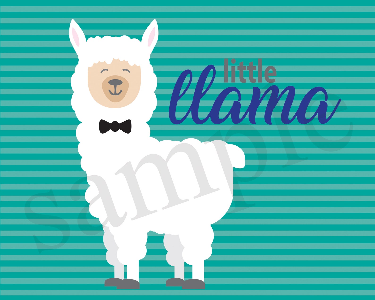 Llama Sign Printable Sign Digital Print Llama Decor - Etsy