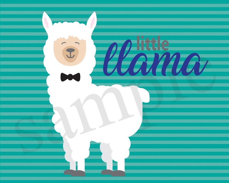 Llama Sign Printable Sign Digital Print Llama Decor - Etsy