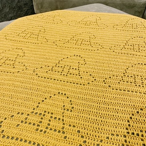 Witch Filet Crochet Blanket Pattern | Halloween Afghan (PDF Pattern) - Etsy
