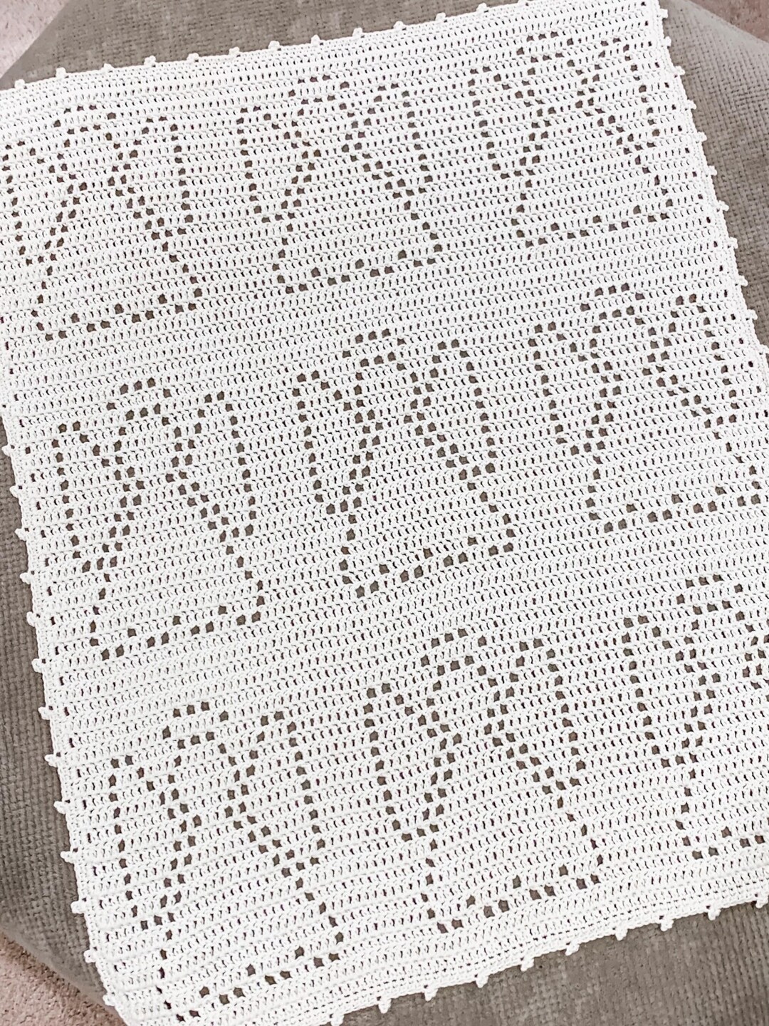 Crochet Angel Blanket Pattern | Angel Filet Crochet Pattern | Religious ...