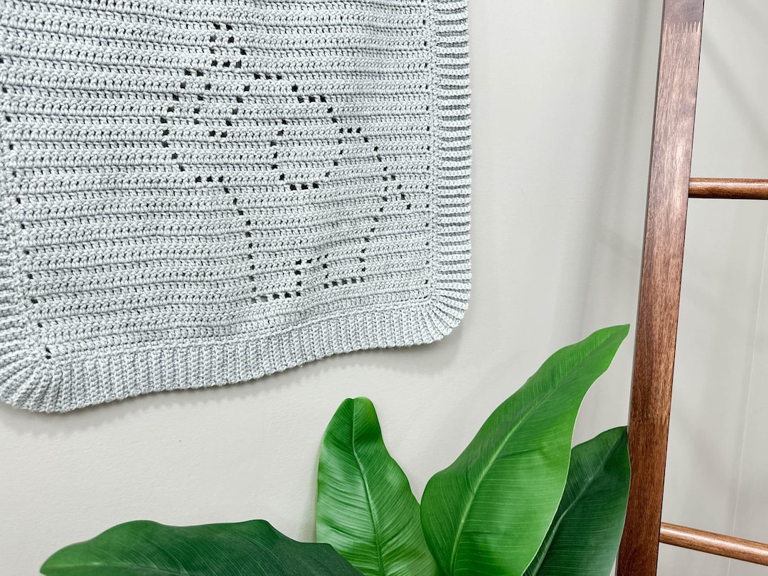 Filet Crochet Baby Blanket Pattern | Preemie Blanket | Lovey Blanket ...