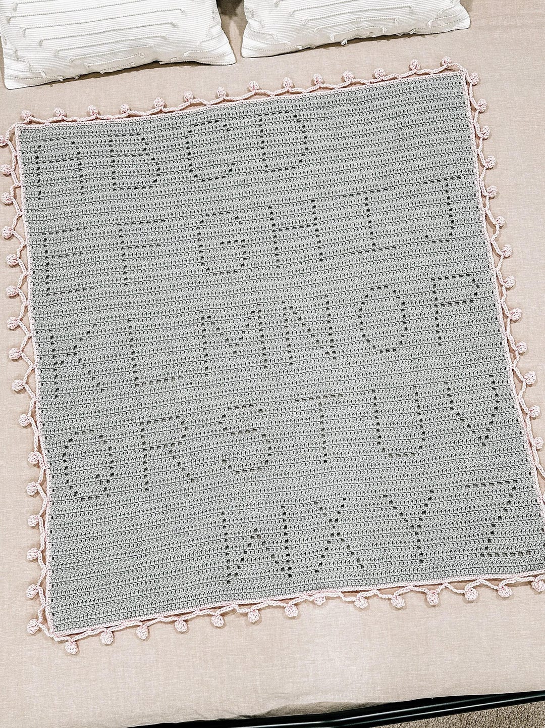 Crochet Alphabet Baby Blanket Pattern | Filet Crochet Alphabet ...