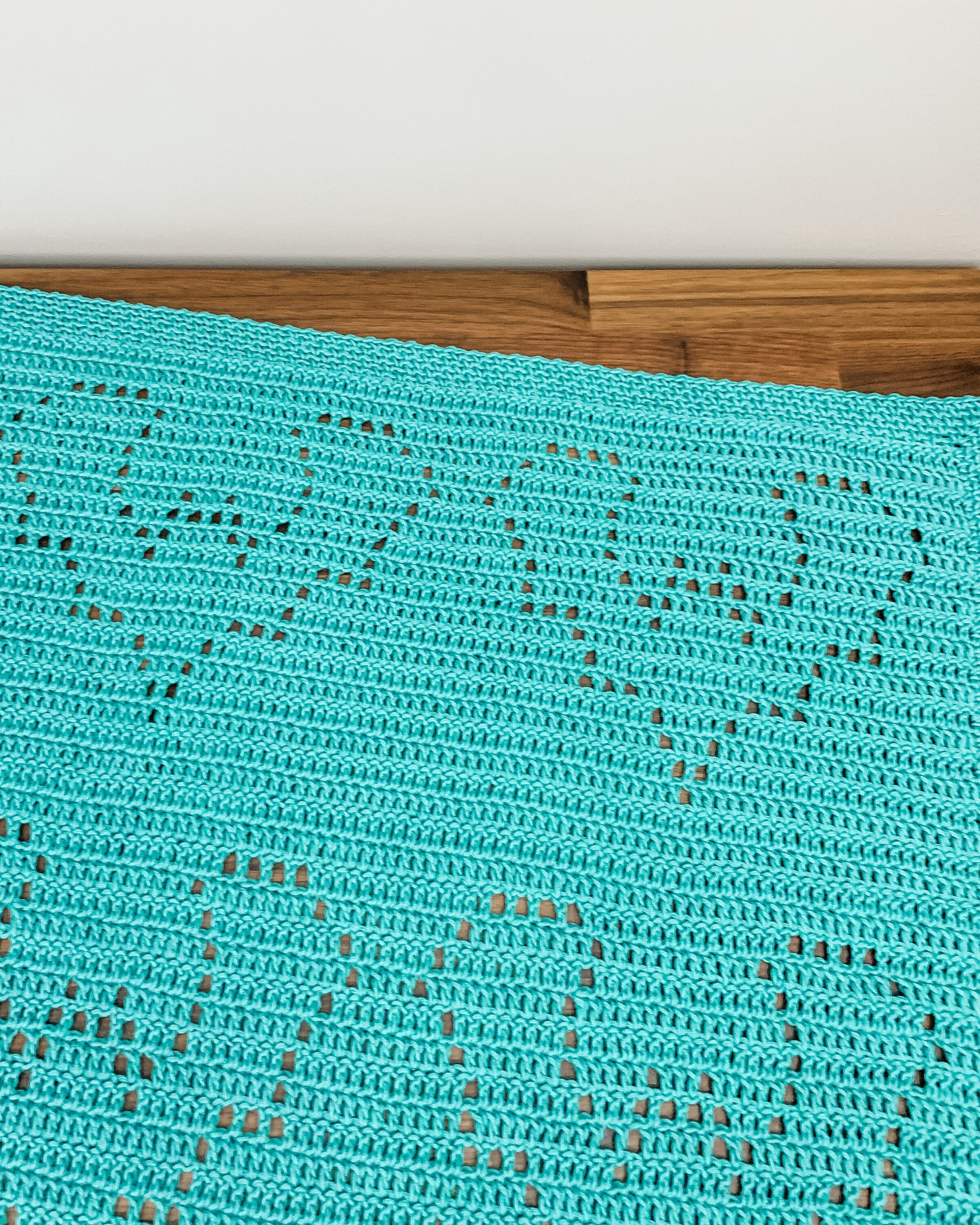 Filet Crochet Blanket Patterns — Owl B. Hooked - Filet Crochet Blanket ...