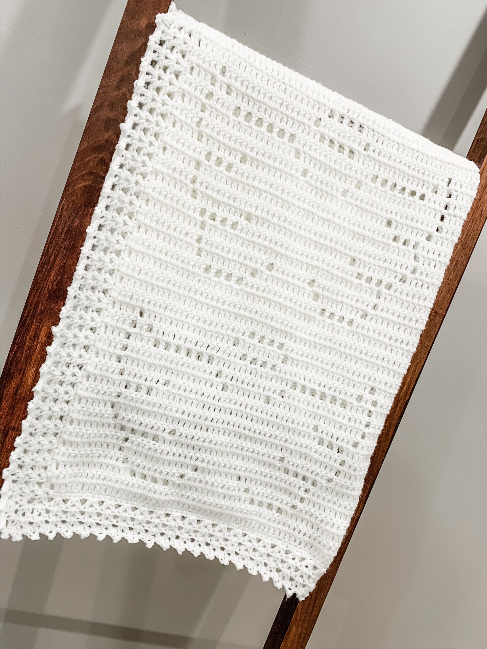 Angel Blanket Filet Crochet Blanket Pattern Baby Blanket - Etsy