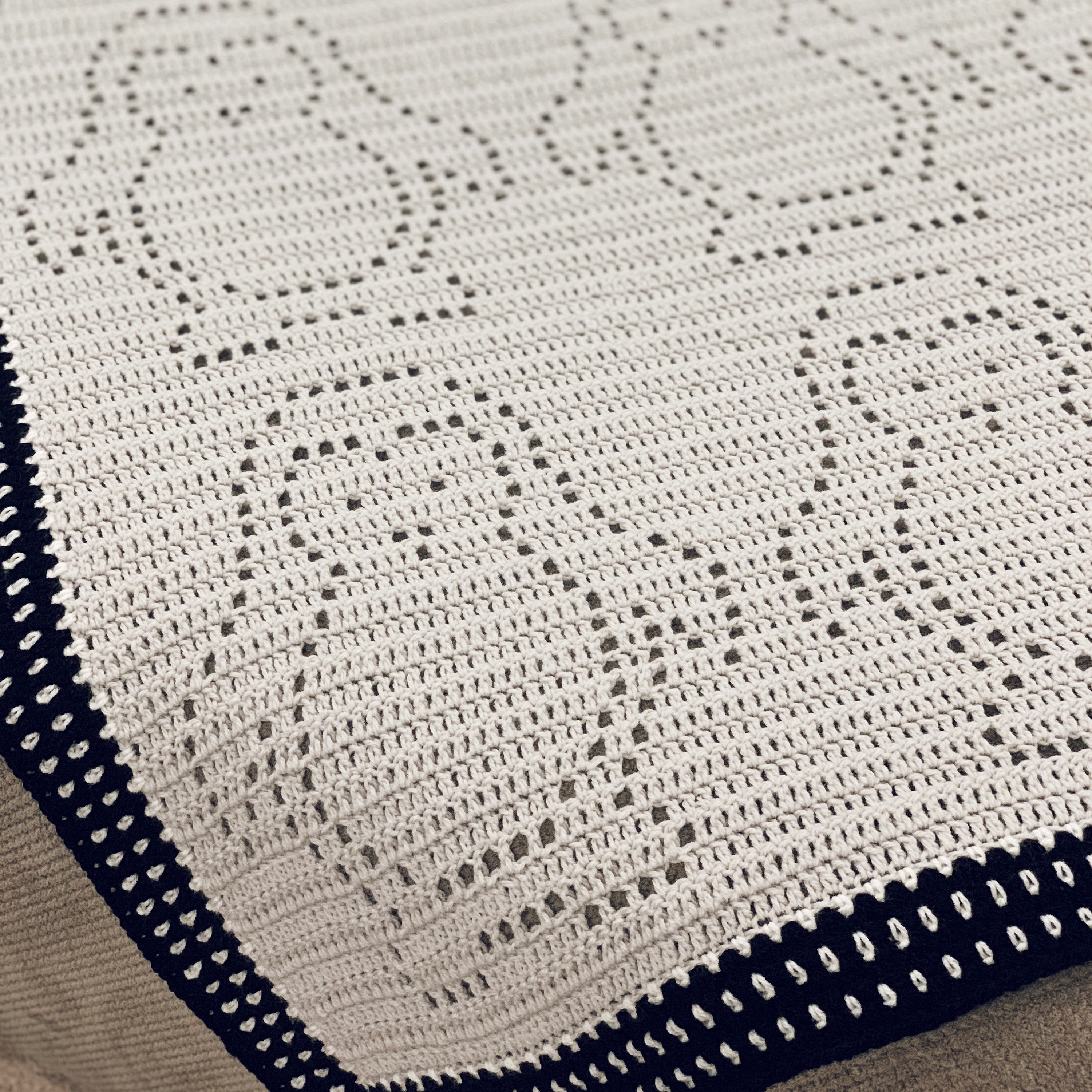 Adelie Blanket :: Filet Crochet Pattern :: Penguins — Owl B. Hooked ...