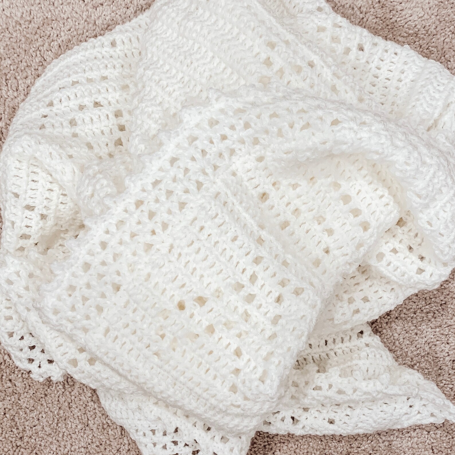 Filet Crochet Blanket Pattern Cancer Awareness Ribbon - Etsy