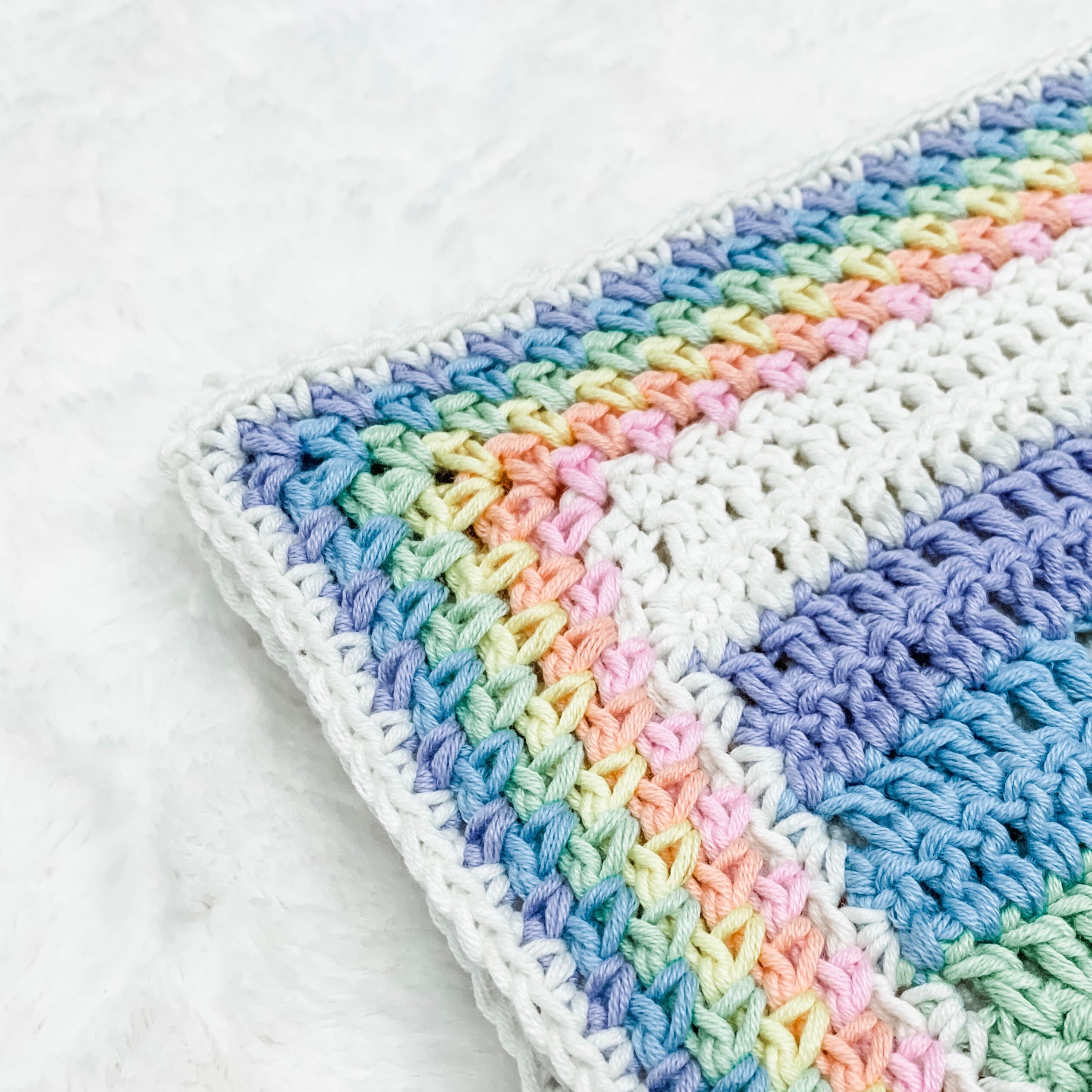 Iris Blanket Filet Crochet Blanket Pattern Baby Blanket - Etsy
