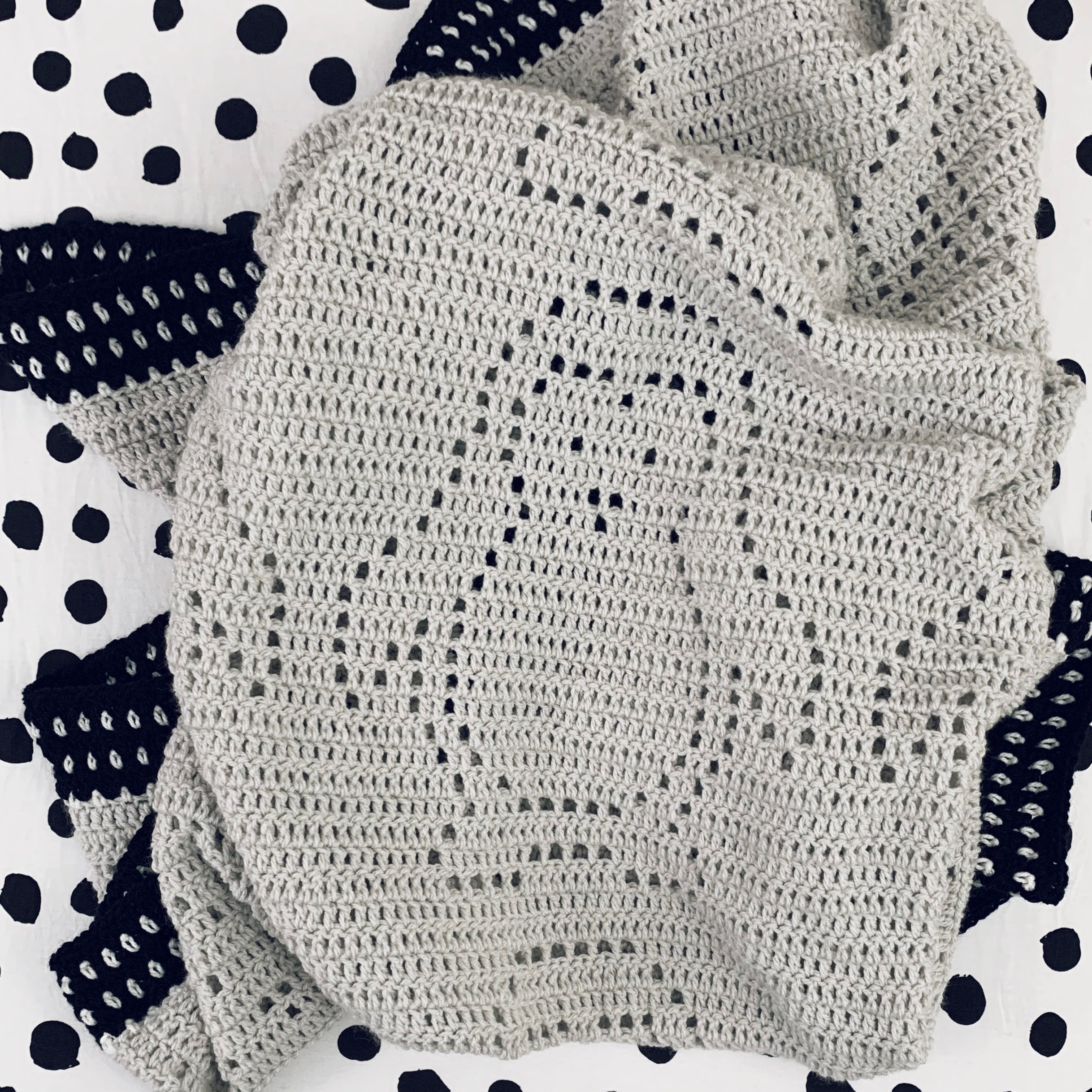 Adelie Blanket :: Filet Crochet Pattern :: Penguins — Owl B. Hooked ...