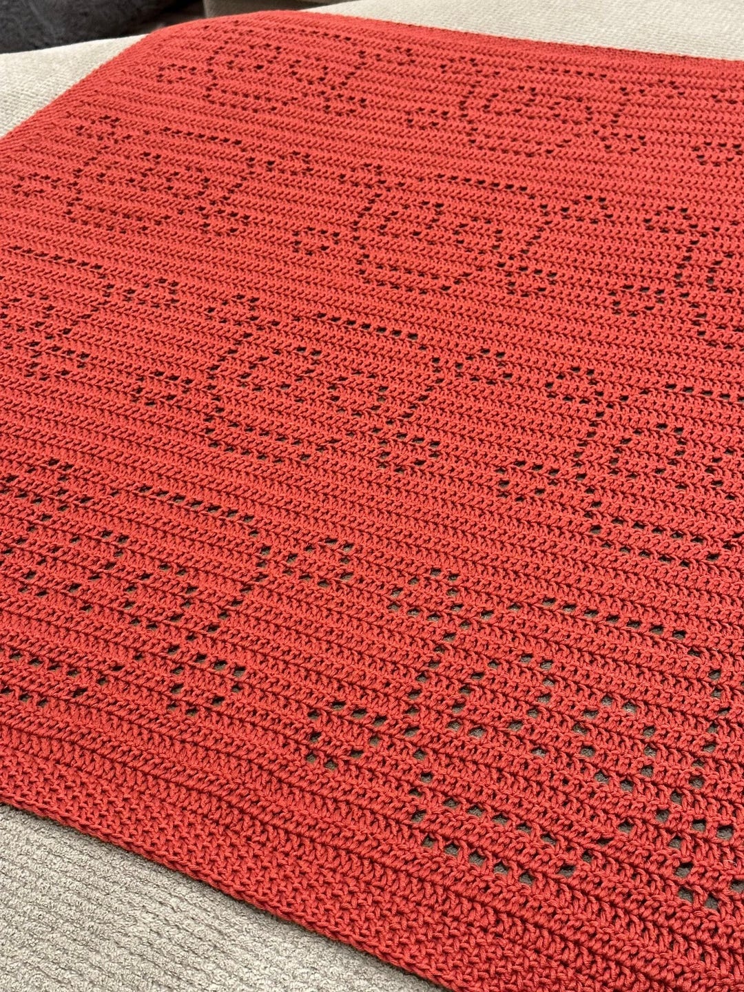 Skull Crochet Blanket Pattern | Goth Crochet Pattern | Halloween ...