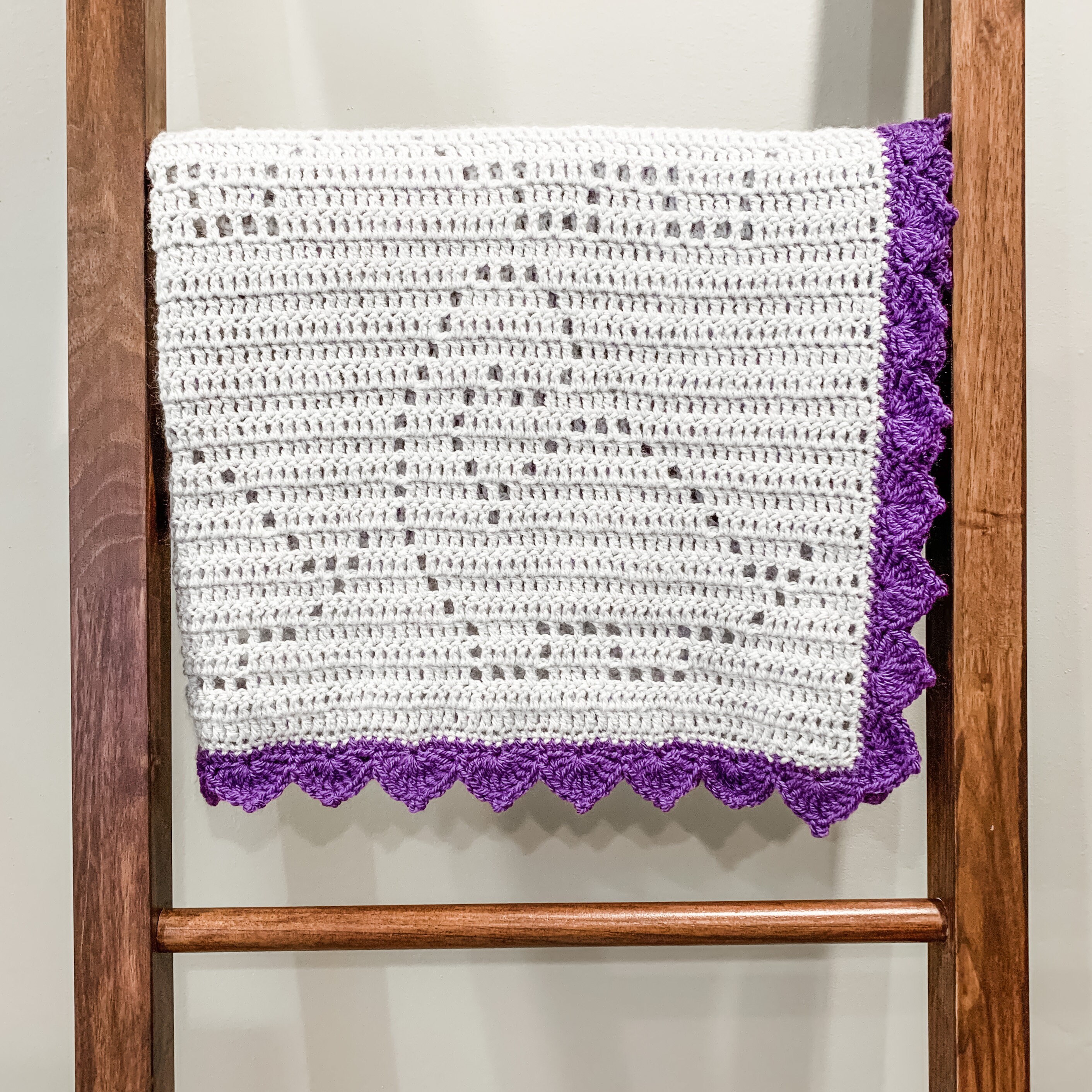 Littlefoot Blanket Filet Crochet Blanket Pattern Baby - Etsy