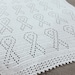Filet Crochet Blanket Pattern | Cancer Awareness Ribbon Blanket ...