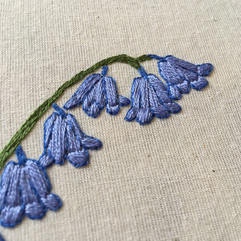 Bluebell Embroidery PDF Pattern and Guidance - Etsy