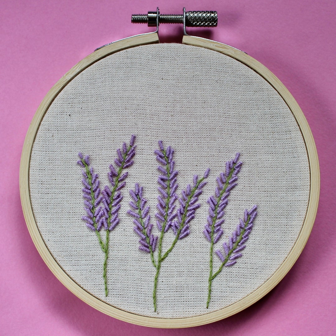 Heather Embroidery Kit, Craft Kit for Beginners, Modern Needlework ...