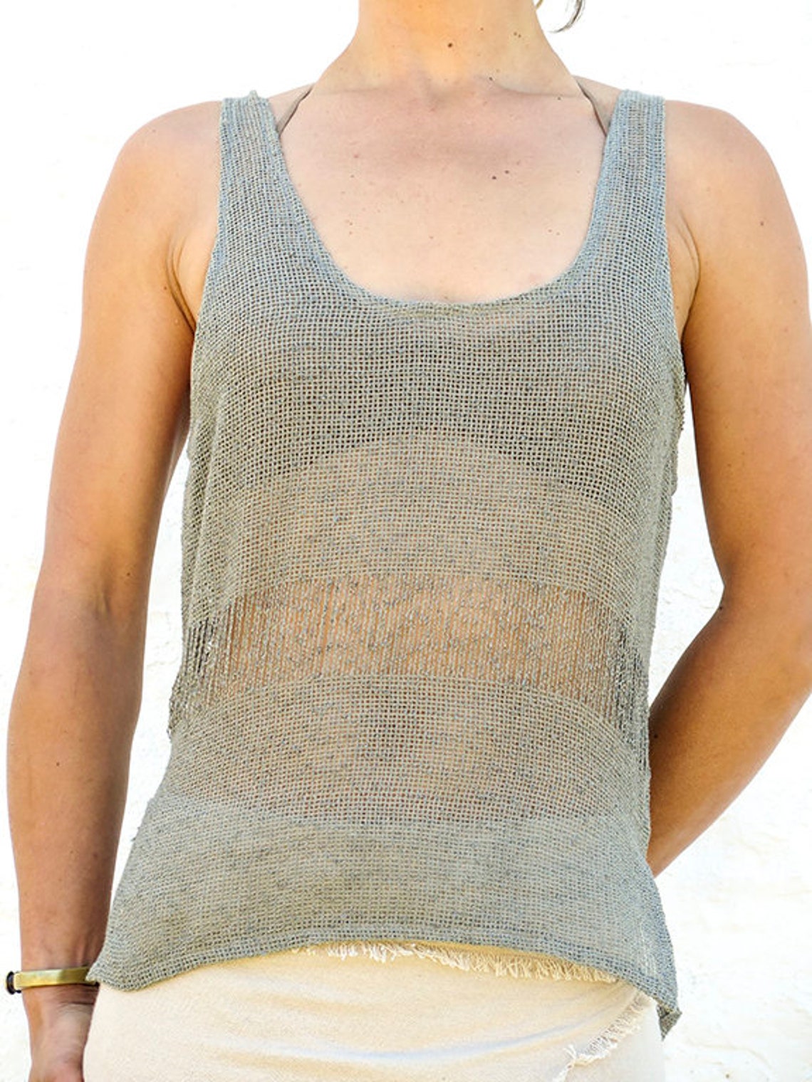 FRANCESCA TOP Hemp Top Boho Top Alternative Top - Etsy