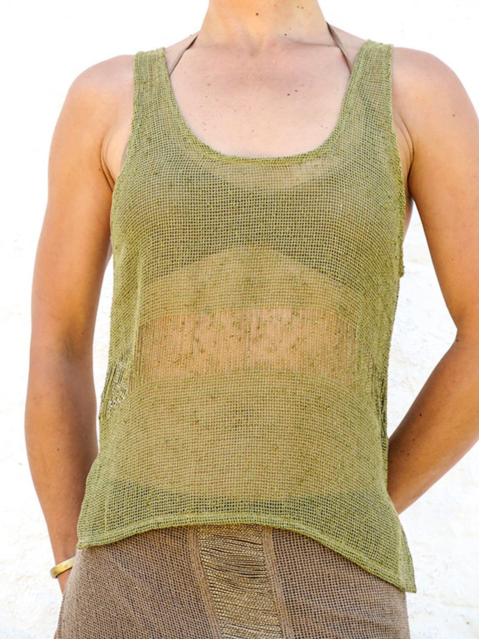 FRANCESCA TOP Hemp Top Boho Top Alternative Top - Etsy