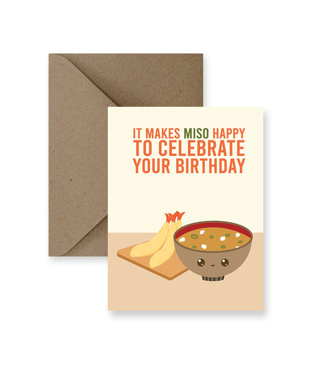 Miso Soup Birthday | Cute Birthday Card for Friend Cute Birthday Card ...