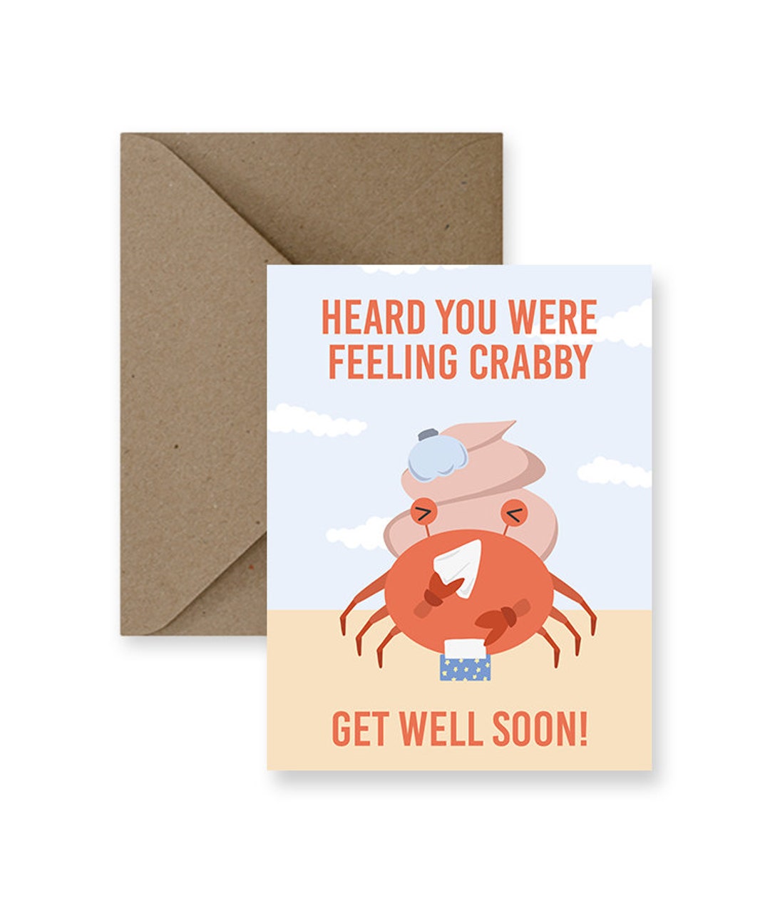 Funny Get Well Card Get Well Soon Card Feel Better Pun Card Get Better ...