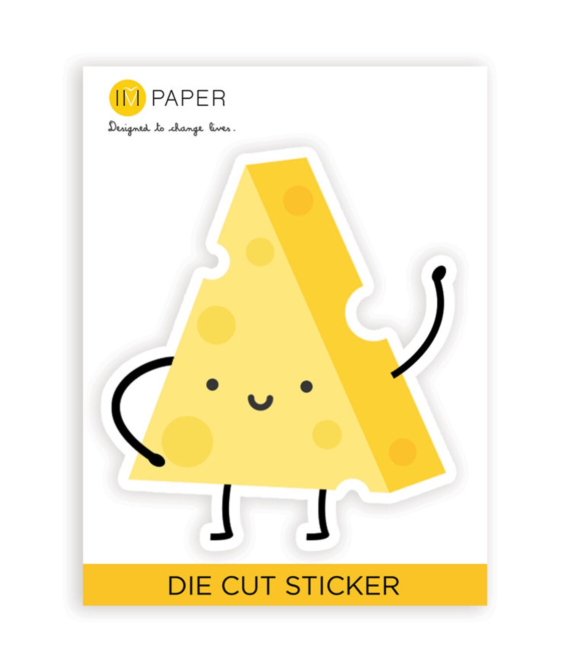 Cheese Sticker Stickers for Foodies Cute Gift for Foodies | Etsy