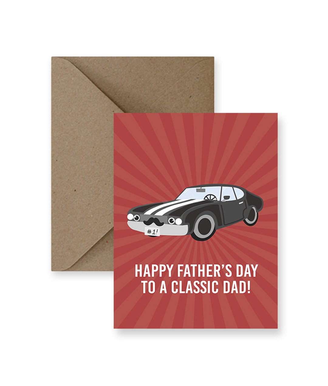 Funny Father's Day Card: Classic Dad Pun - Etsy