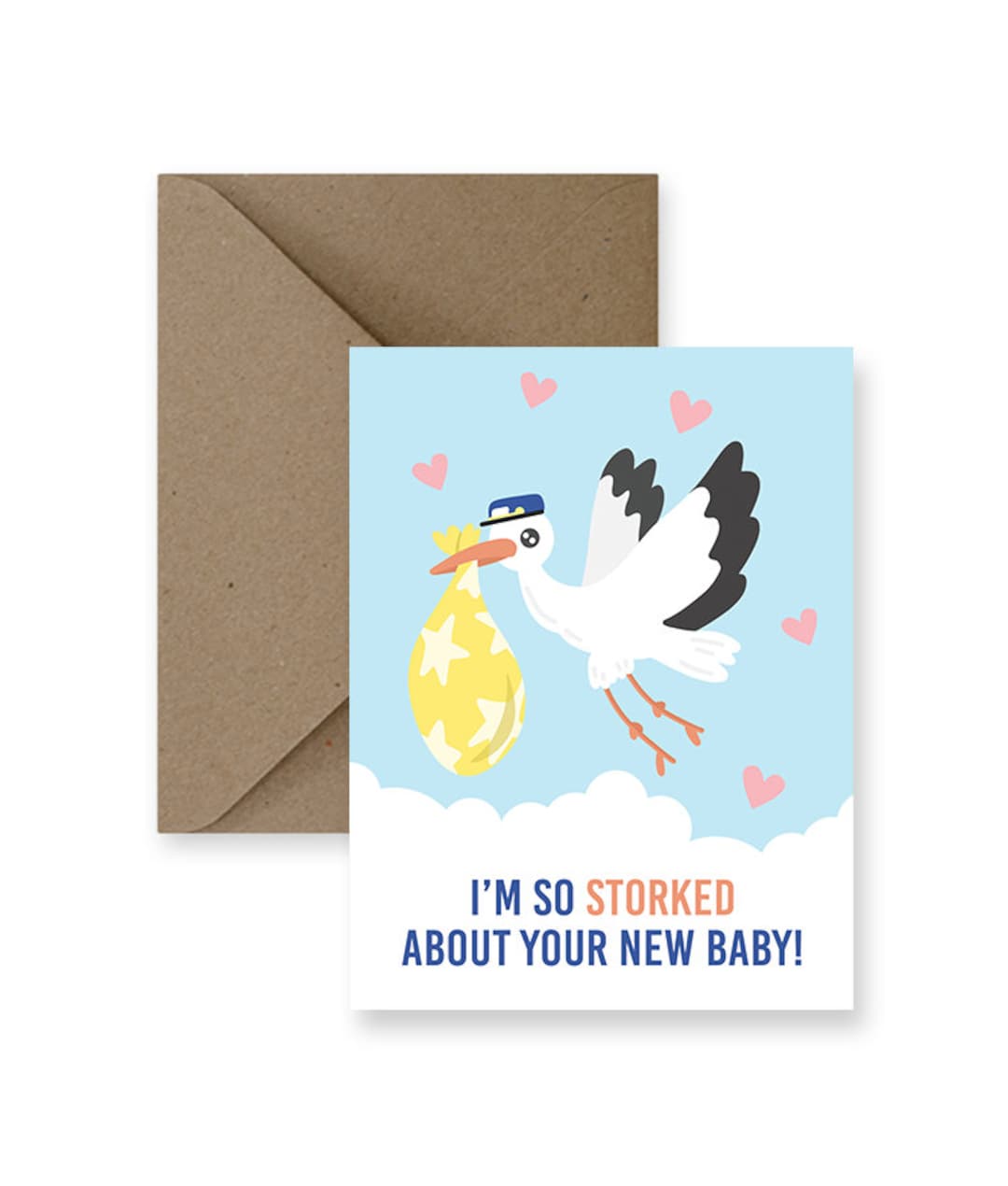 Cute Baby Card for Boy Funny Baby Card for Girl Pun Baby Shower Card ...