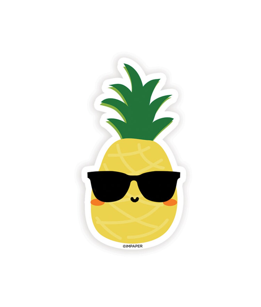 Pineapple Sticker | Cute Pineapple Sticker Cute Gifts for Foodies ...