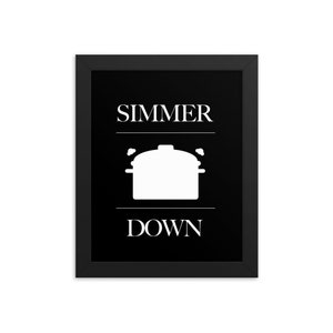 Simmer Down Kitchen Wall Art | Kitchen Decor | Wall Art Kitchen Decor ...