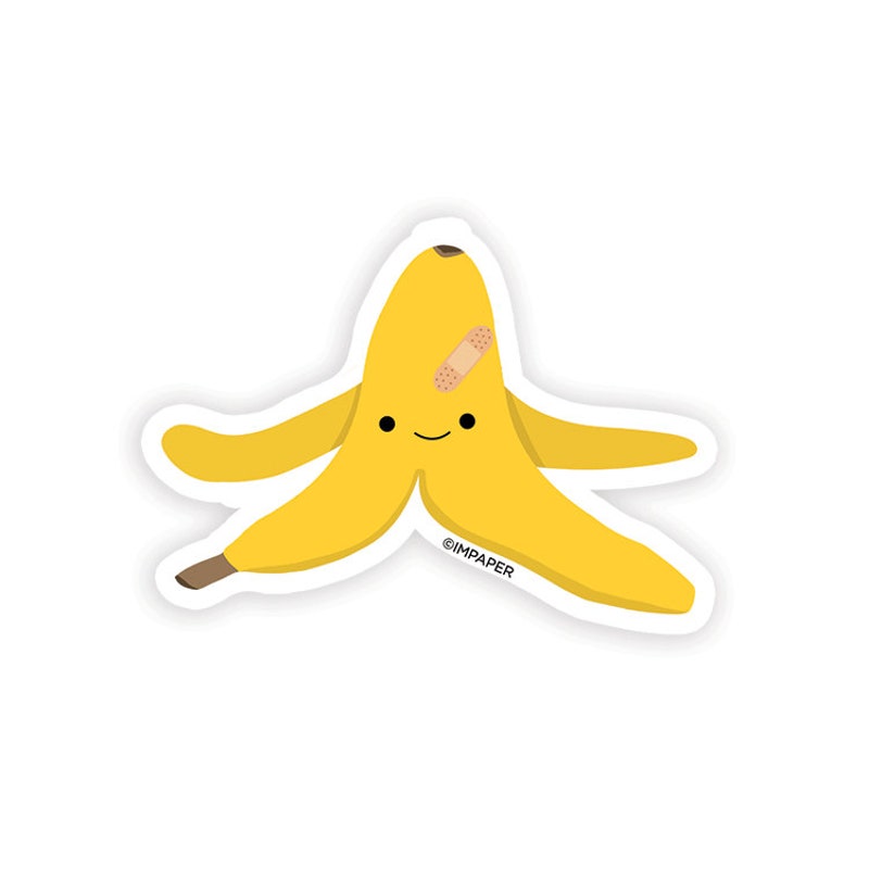 Banana Sticker - Etsy